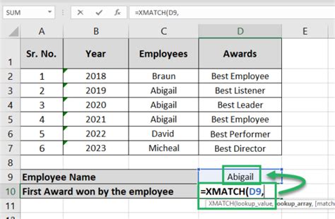 How To Use The Xmatch Function In Excel Step By Step 2023