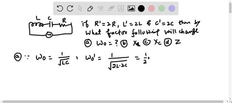 Solved 31 65 An Inductor A Capacitor And A Resistor Are All Connected In Series Across An Ac
