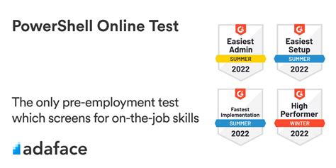 Powershell Online Test Candidate Screening Assessment Adaface