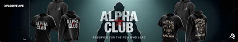 Alpha Club Collection Xplosive Ape