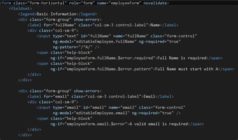 Angularjs Form Validation On Form Submission Stack Overflow