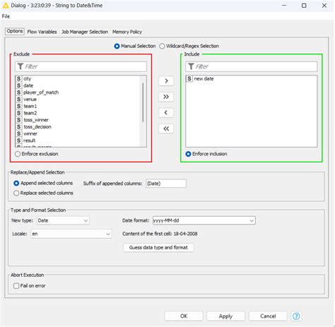 Error In Conversion Of String Format To Date Format Knime Analytics Platform Knime Community