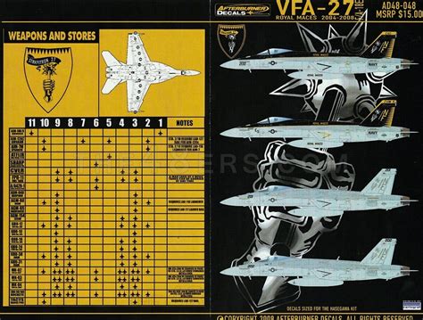 F 18e Super Hornet Vfa 27 Royal Maces 2004 2008