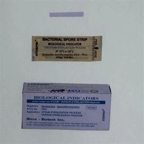 Class 5 Paper Biological Indicator Spore Strip At ₹ 45piece In