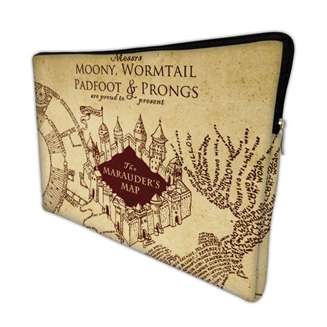 Capa Para Notebook Em Neoprene Cn 156 Polegadas Mapa Do Maroto