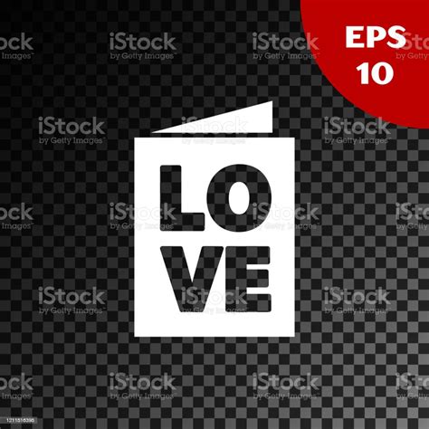 투명 한 어두운 배경에 고립 된 화이트 발렌타인 데이 파티 전단지 아이콘입니다 초대 또는 인사말 카드에 대 한 축 하 포스터 템플릿입니다 벡터 일러스트레이션 개념에 대한