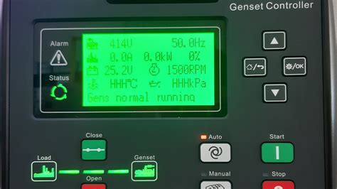 SmartGen Genset Controller HGM N Signal Factory Settings YouTube
