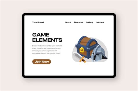 Game Elements Vector Illustration Objects Ft Game And Gaming Envato