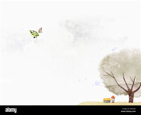 Ppt Background Template Winter Tree Hi Res Stock Photography And Images Alamy