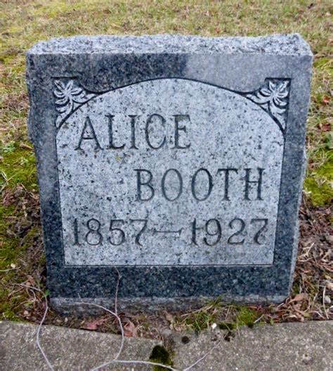 Alice Wiggins Hathaway Booth 1857 1927 Find A Grave Memorial
