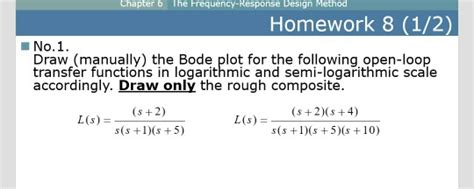 solved chapter 6 the frequency response design method