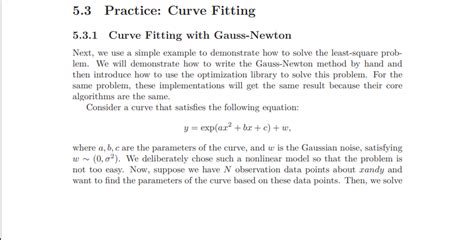Multivariable Calculus Gauss Newton Method Where Did Sigma Inverse