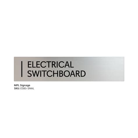 Electrical Switchboard Sign