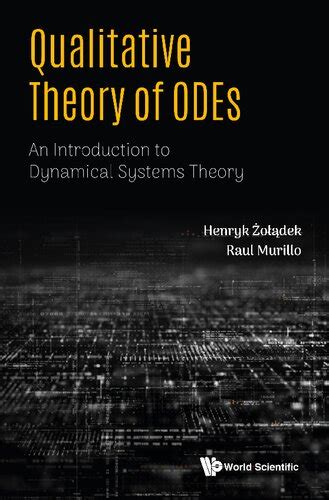 qualitative theory of odes an introduction to dynamical systems theory