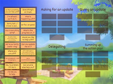 Updating And Delegating Tasks Group Sort