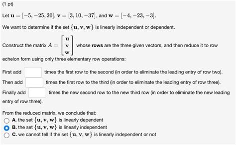 Solved Let U V And W We Chegg Com