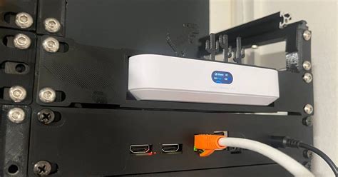 Reinforced Rack Mount For Unifi Uxg Max Unifi Ucg Ultra Unifi Ucg
