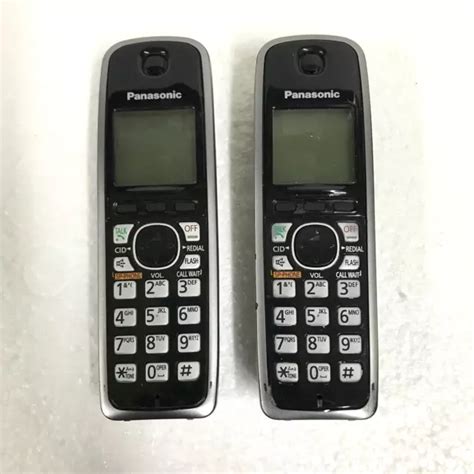 PANASONIC KX-TGA410B Cordless Expansion Handset Phone KX-TGA410 - Lot ...