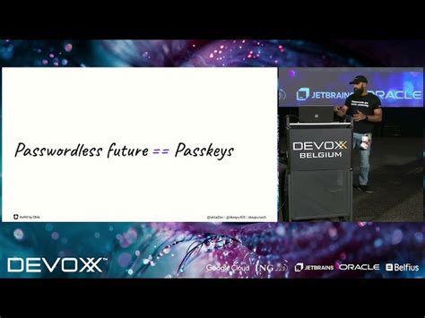 Free Video A Passwordless Future Passkeys For Java Developers From Devoxx Class Central