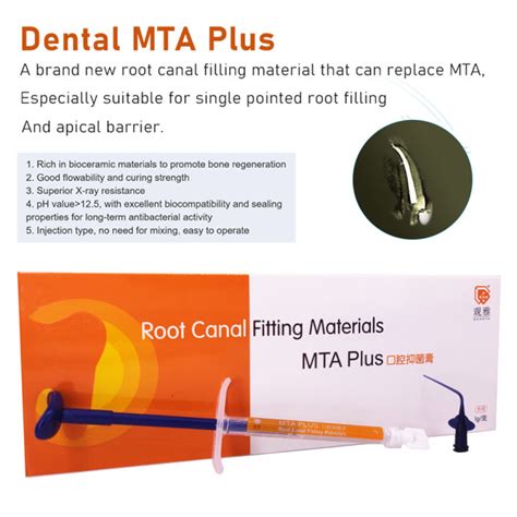 Mta Plus Endo Sealer Root Canal Treatment Endodontics Sealing Liner Fitting Dental Material