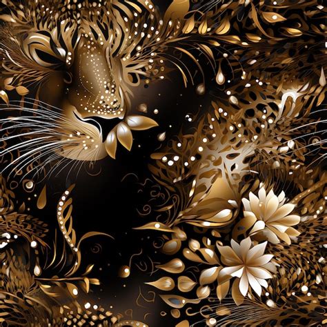 Premium Photo Leopard Spots Seamless Pattern