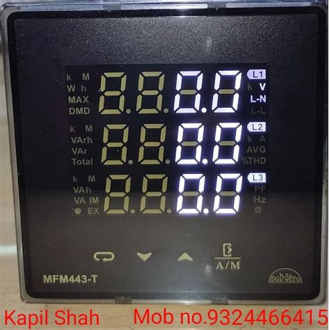 Three Phase Digital Multi Function Meter At ₹ 1550 Digital Meter In
