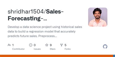 github shridhar1504 sales forecasting datascience project develop a data science project
