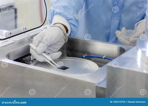 Loading A Wafer Into A Loadlock Stock Image Image Of Loading
