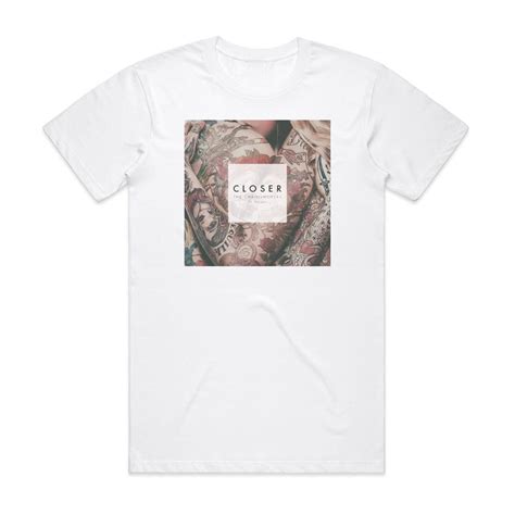 The Chainsmokers Closer Album Cover T Shirt White