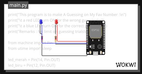 Guessing Fav Number Wokwi Esp32 Stm32 Arduino Simulator