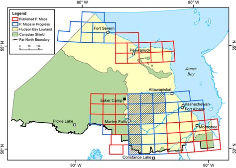 1 Status Of Remote Predictive Mapping In The Far North Of Ontario Download Scientific Diagram