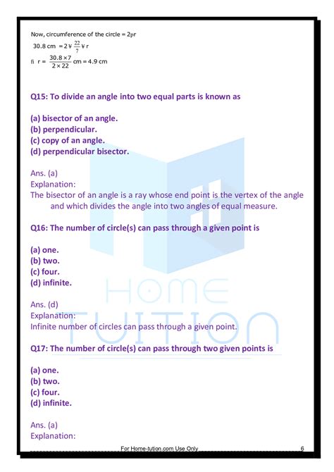 Extra Questions And Solutions For Chapter 14 Practical Geometry Class 6 Maths