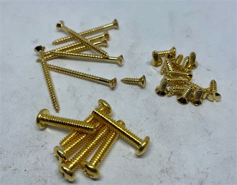 Gold Plated Screws Blacksmith Bolt And Rivet Supply