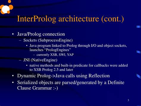 PPT Introducing InterProlog PowerPoint Presentation Free Download ID