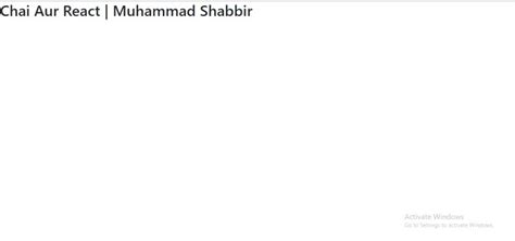 muhammad shabbir khan on linkedin chaiaurcode chaiaurreact react