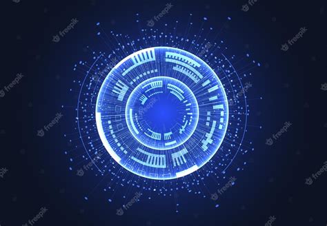 Premium Vector Big Data Visualization Abstract Technology Innovation Communication Concept