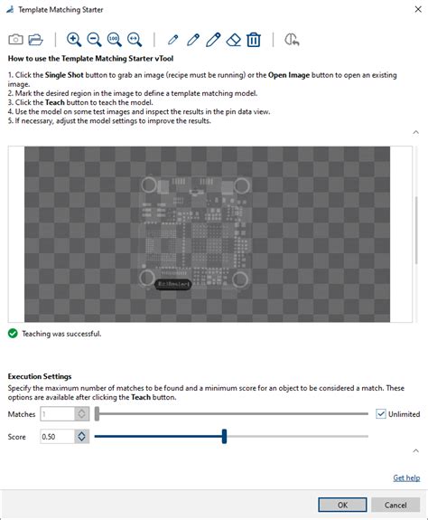 Template Matching Vtool Basler Product Documentation