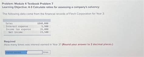 Solved Problem Module 4 Textbook Problem 7 Learning Chegg Com