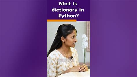 Python Interview Question What Is Dictionary In Python Shorts Kiransir Python