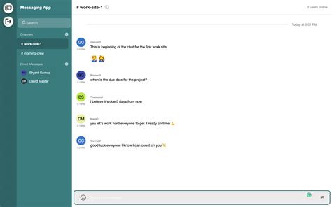 GitHub Garcia Messaging App