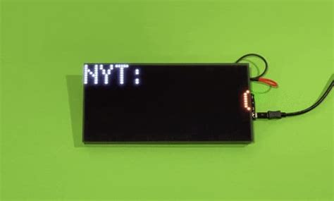 Overview Rgb Matrix New York Times Title Scroller Adafruit Learning System