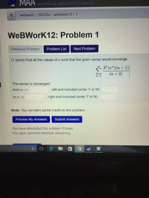 Solved Find All The Values Of X Such That The Given Series Chegg Com