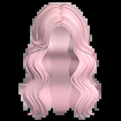 Long Wavy Hair Light Pink Roblox Item Rolimons