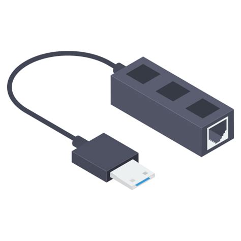 Usb Port Generic Isometric Icon