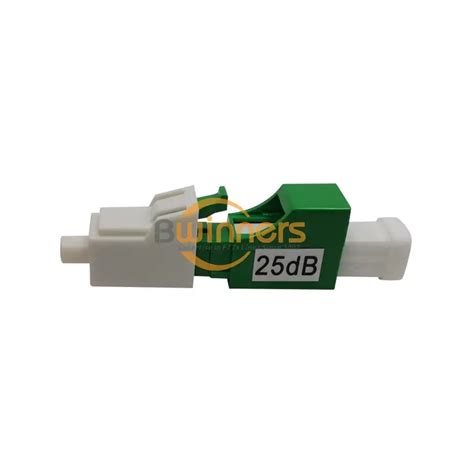 Fiber Attenuator Lc Apc 25db Lc Apc Optic Attenuator Male Female Fixed Flanged Type 25db Bwnfiber