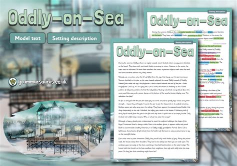Year 5 Model Text Setting Description Oddly On Sea Grammarsaurus