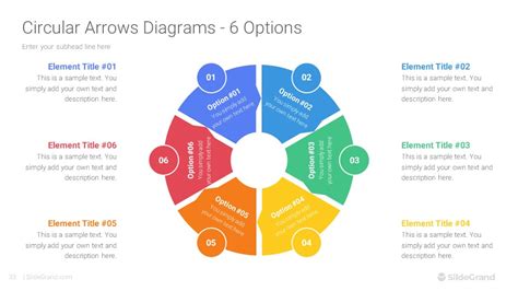 Circular Arrows Diagrams PowerPoint Template Designs SlideGrand