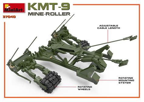 37040 Mine Roller Kmt 9 Miniart