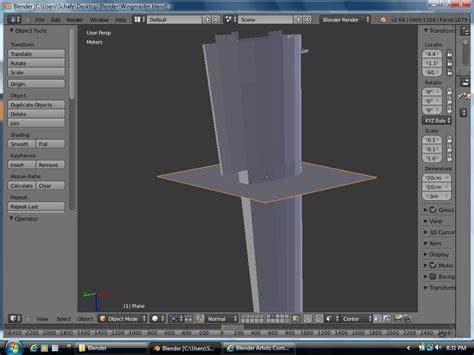 Dividing A Mesh Along A Plane For D Printing Basics Interface Blender Artists Community