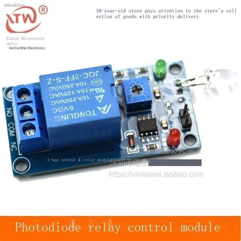 Photodiode Sensor V Relay Light Control Switch Module Photoelectric Light Detection With Light
